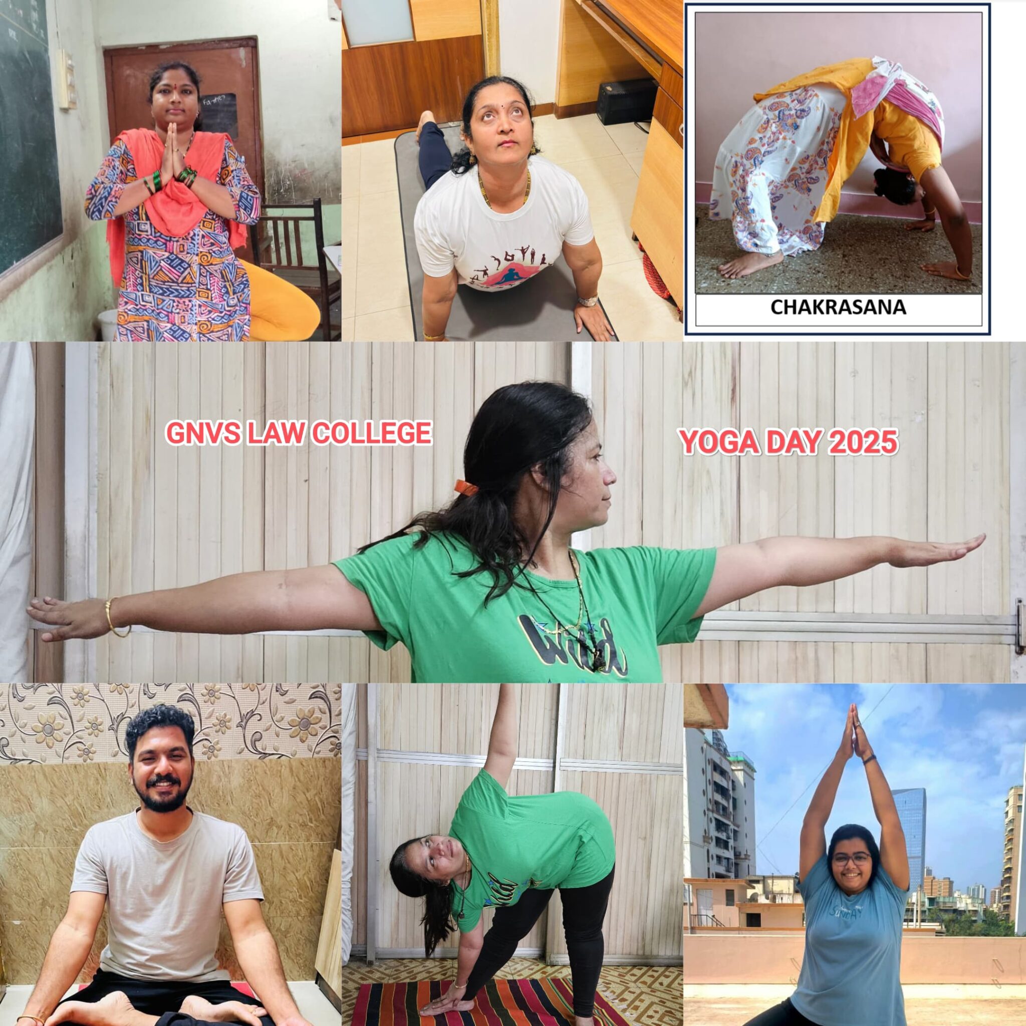 International Yoga Day - Guru Nanak Vidyak Society's Law College